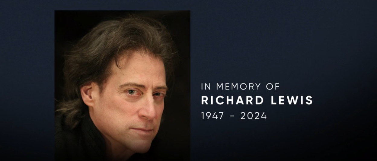 Richard Lewis Gets a Memorial Card at the Start of Tonight's "Curb ...