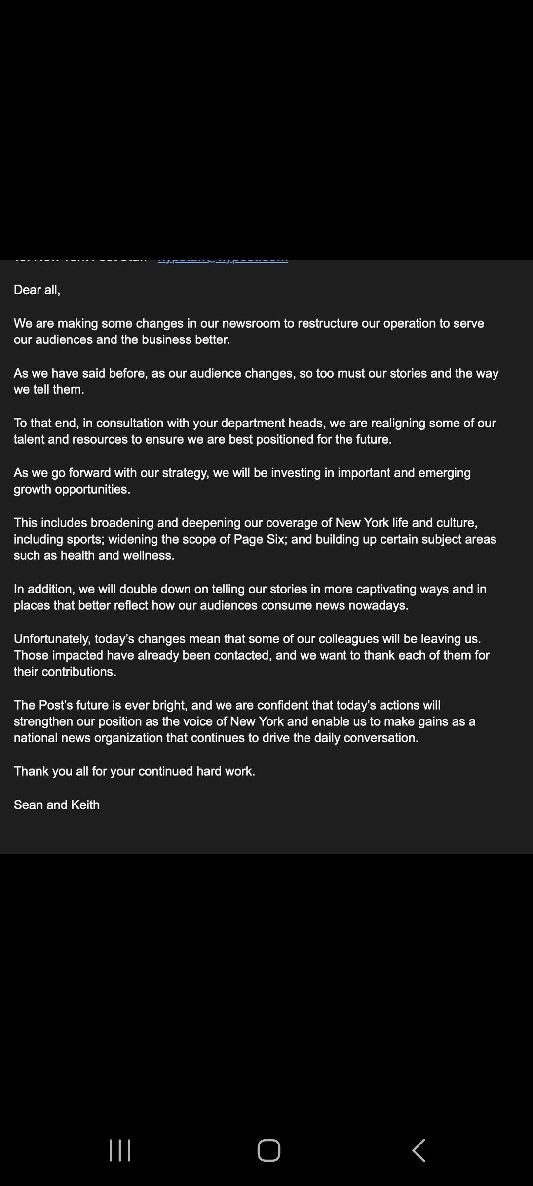 Murdoch Mayhem: New York Post Lays Off Top Staffers Including Long Time ...