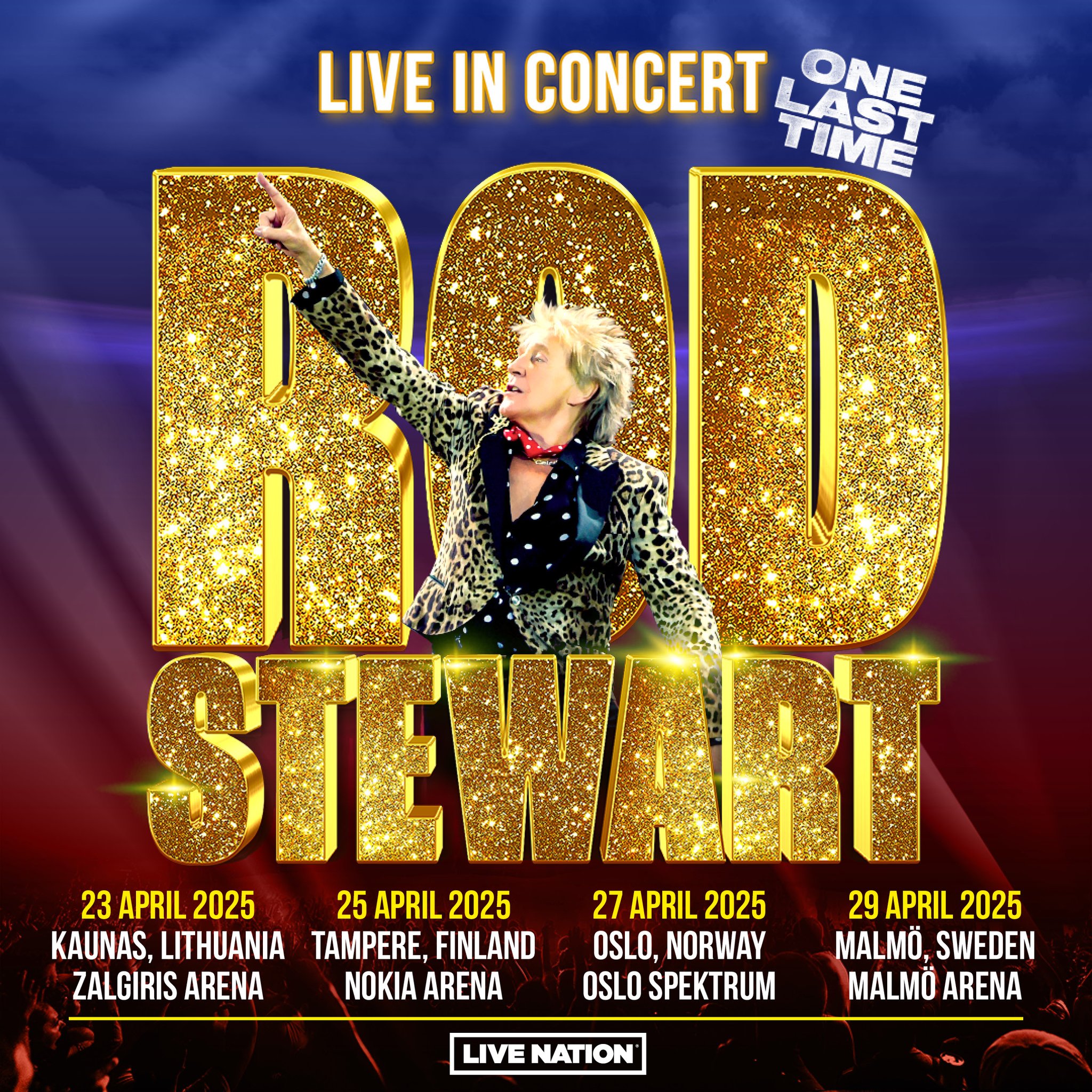 Rod Stewart Says He's Ending Big Tours But Has "No Desire to Retire ...