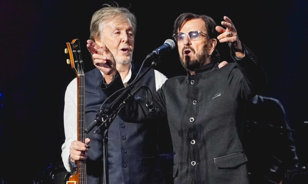Beatles Reunion As Paul, Ringo Jam on "Sgt. Pepper" at Star Studded ...