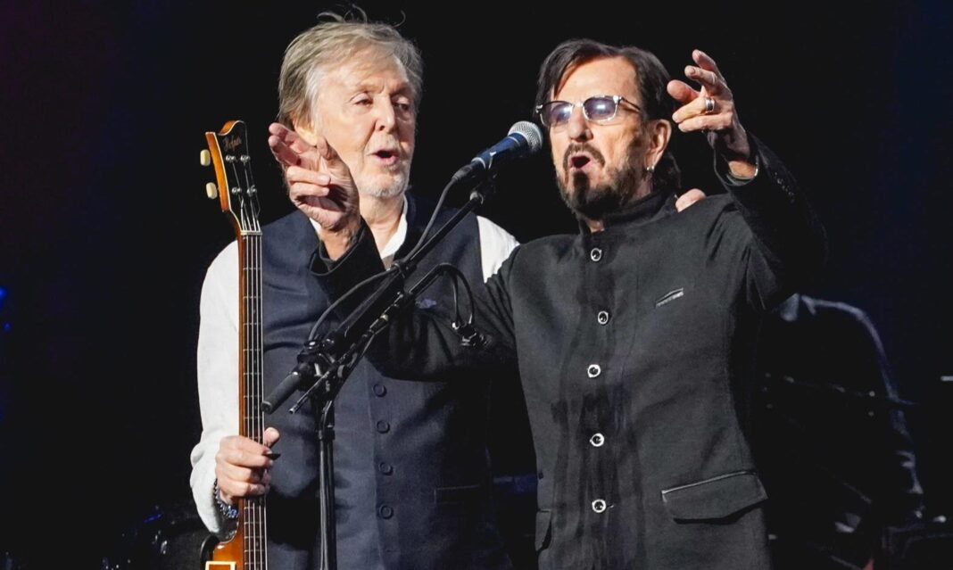 Beatles Reunion As Paul, Ringo Jam on "Sgt. Pepper" at Star Studded ...