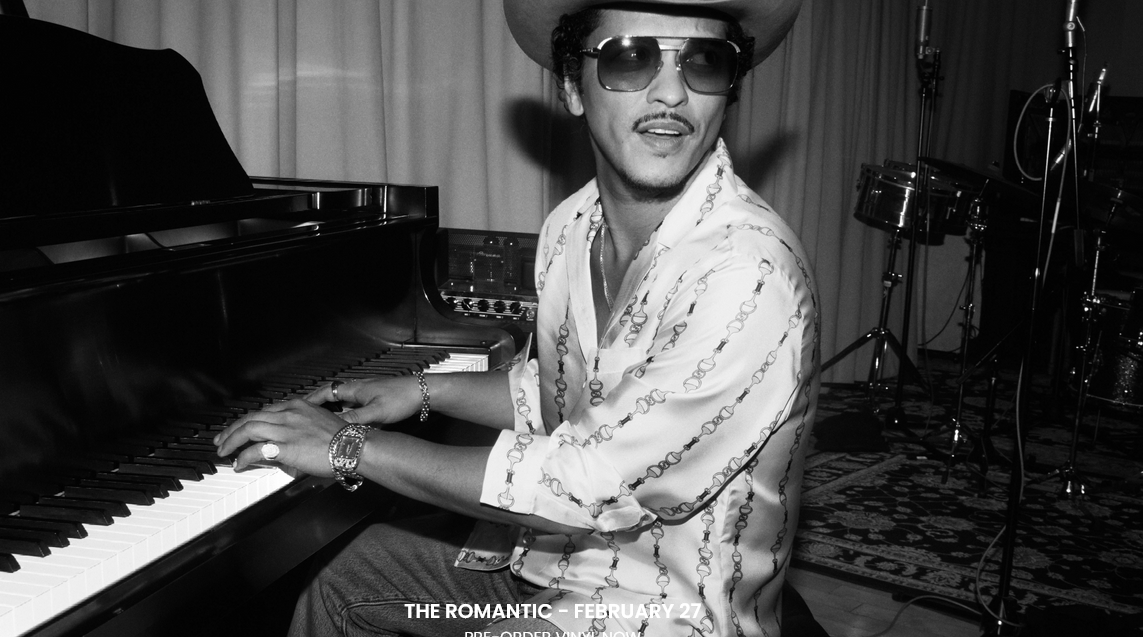 Bruno Mars Announces All Star Tour, New Album Called "The Romantic ...