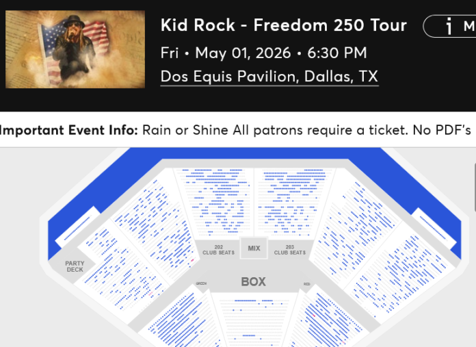 Exclusive: Kid Rock Can't Sell Tickets to His Upcoming Freedom 250 Tour ...