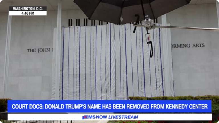 Trump's Name Removed from Kennedy Center, But Humiliated President ...